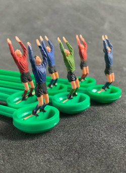LPM-Online Unpainted Subbuteo Goalkeepers